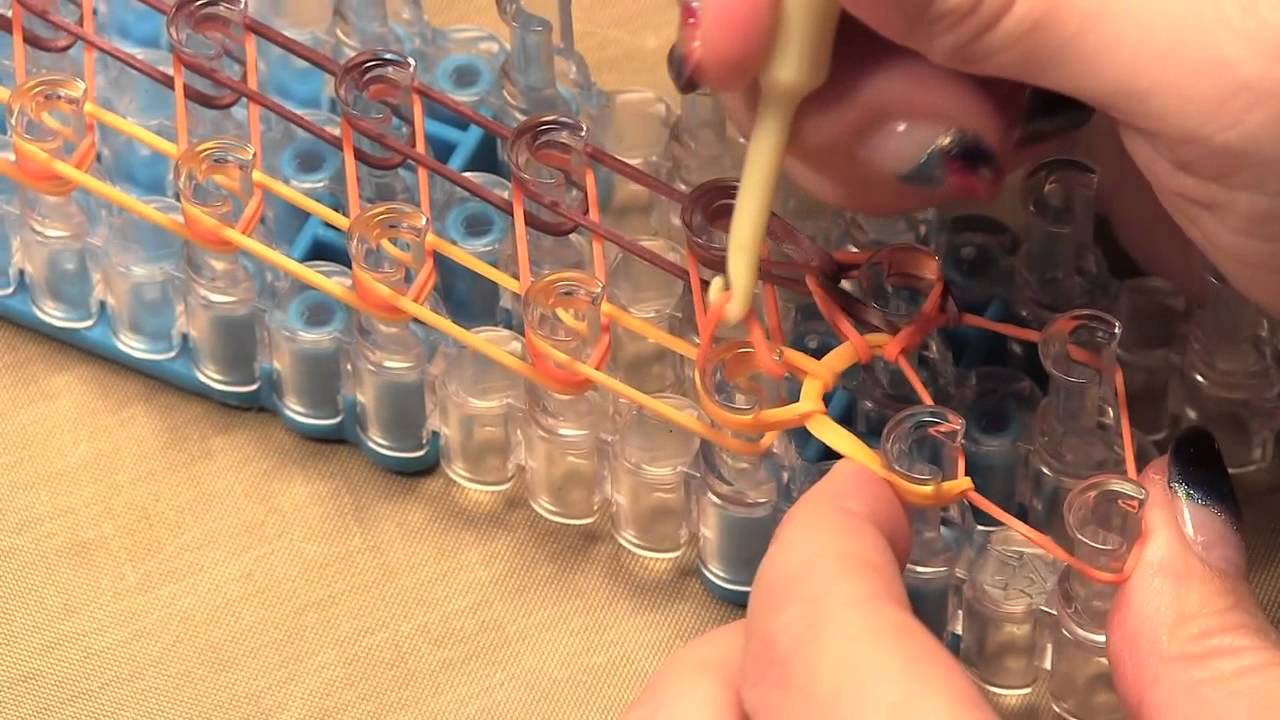 Rainbow Loom - Single Rhombus Bracelet - YouTube