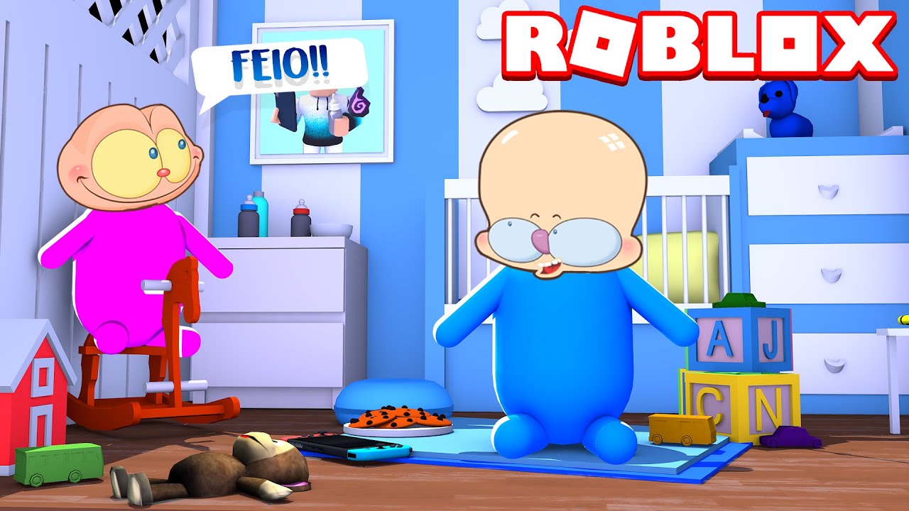 MONGO E DRONGO BEBÊS APRONTARAM NA CRECHE! *Roblox - Daycare Center ...