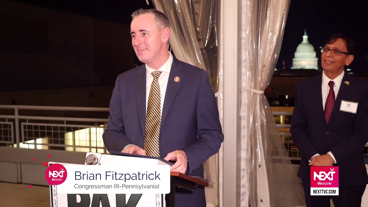 Congressman Brian Fitzpatrick (R-Pennsylvania) at PAKPAC Iftar Dinner ...