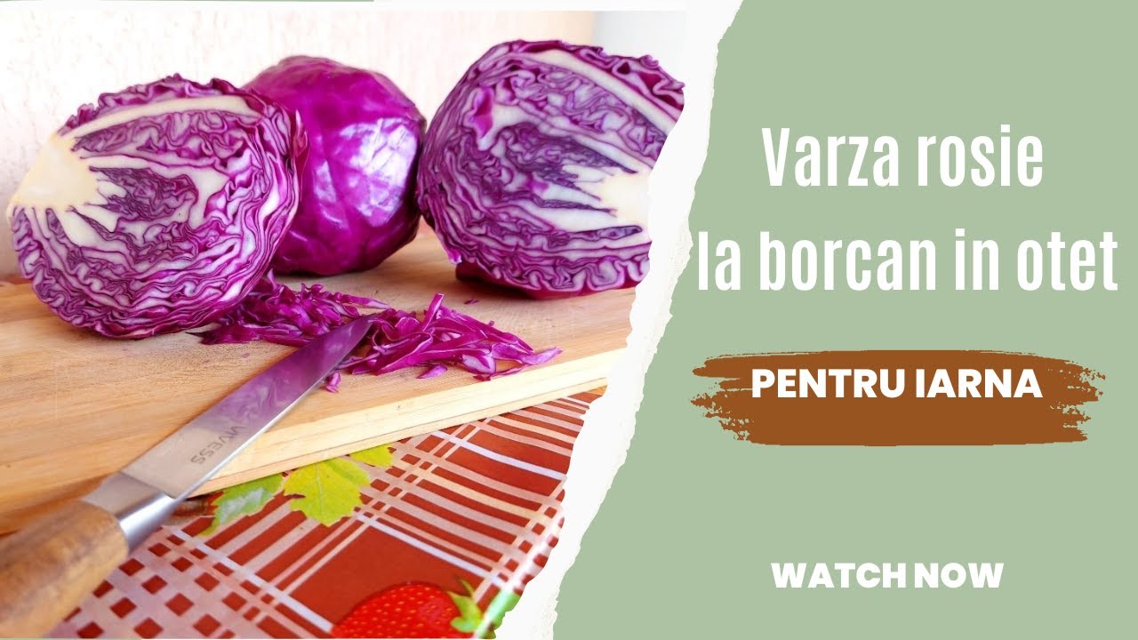 Cea mai buna Reteta de Varza rosie la borcan in otet pentru iarna ...