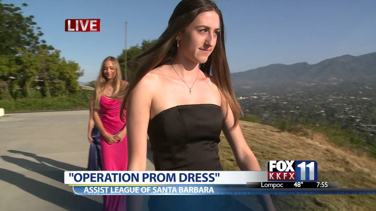 KKFX Operation Prom Dress Assistance League Santa Barbara - YouTube