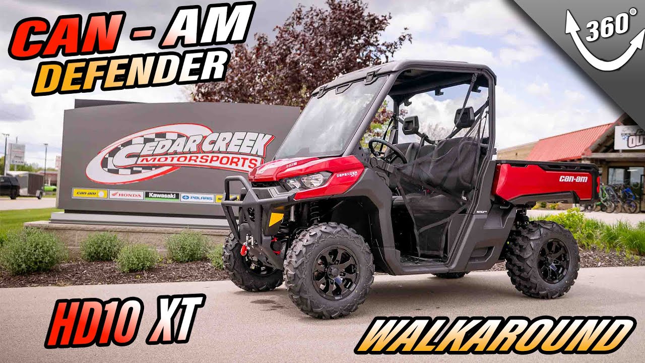 Walkaround | Can-Am® Defender XT HD9 - YouTube