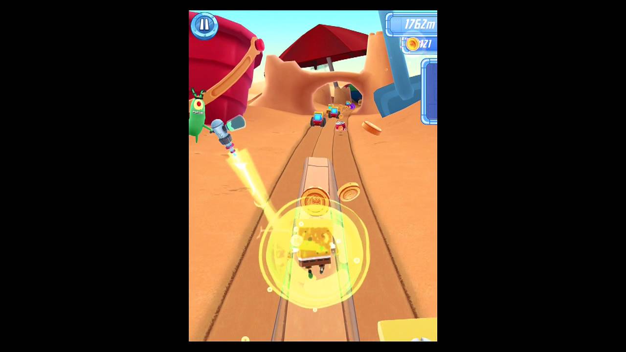 SpongeBob Sponge on the Run IOS Gameplay Android - YouTube