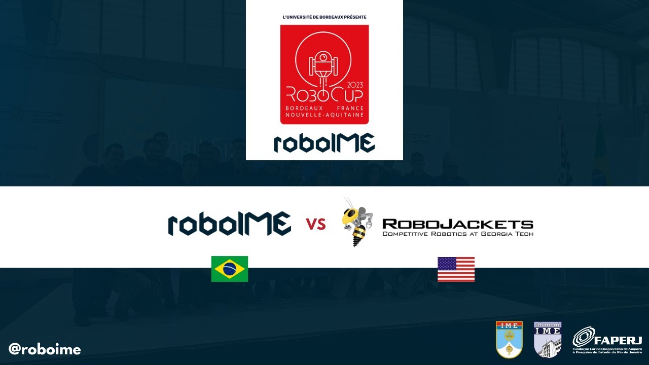 RoboCup 2023 - RoboIME vs RoboJackets - YouTube