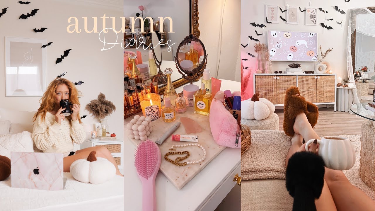 fall diaries #2 🍂🎃🤎 decorating my apartment for fall, target haul ...