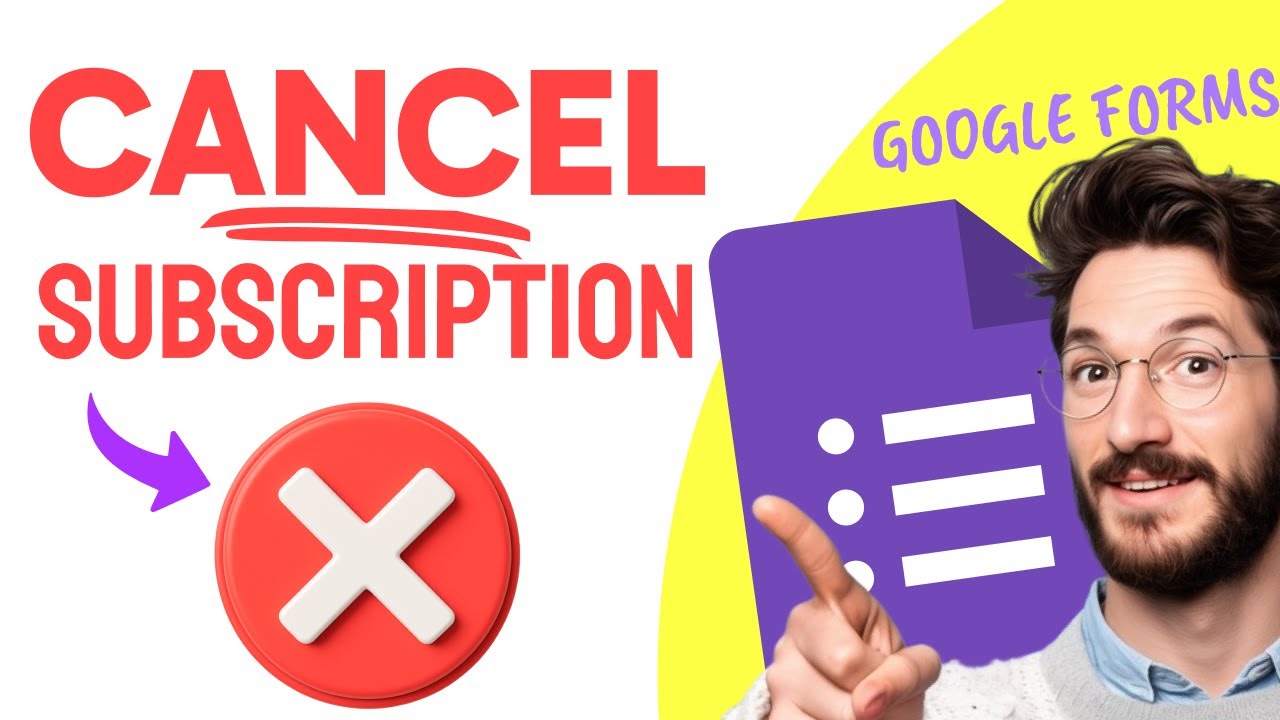 How to CANCEL GOOGLE FORMS SUBSCRIPTION (Step by Step) - YouTube