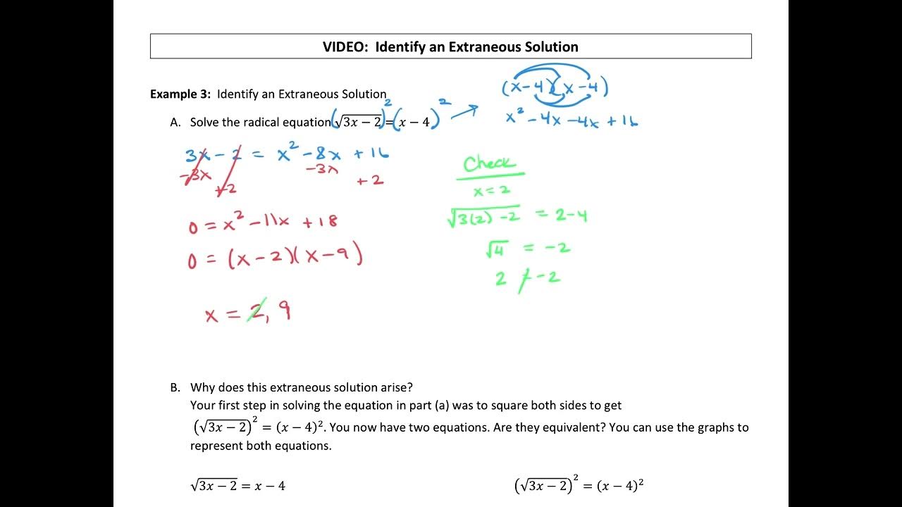 identify-an-extraneous-solution-alg2-youtube