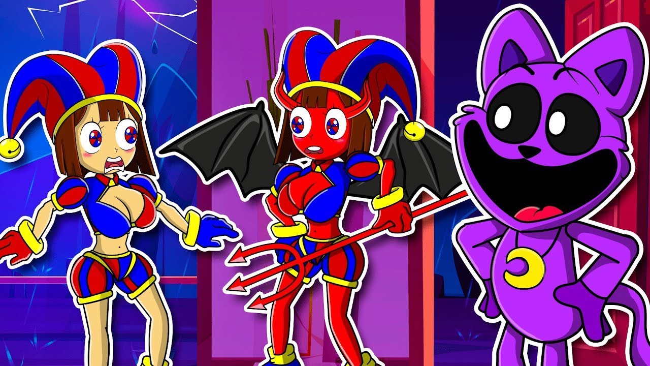 THE DEVIL POMNI THE AMAZING DIGITAL CIRCUS Poppy Playtime Chapter 3 ...