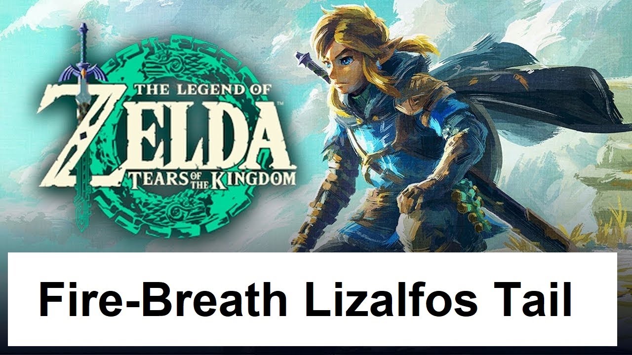 The Legend of Zelda Tears of the Kingdom - Fire Breath Lizalfos Tail ...