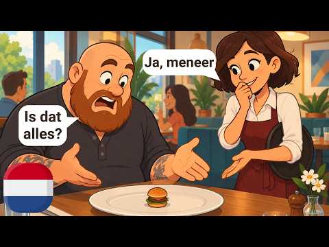 15 Easy Dutch Dialogues | A1–A2 | Time to Eat!