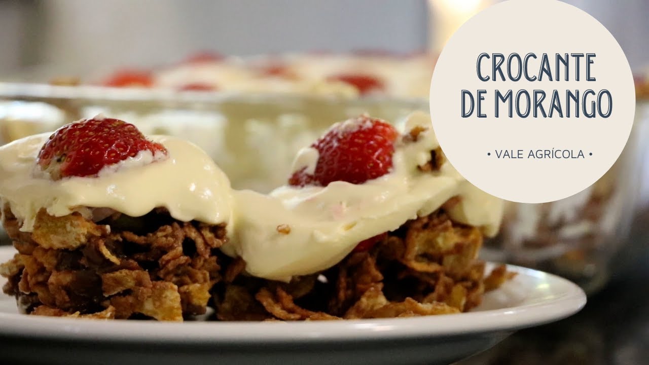 Crocante de morango! - YouTube