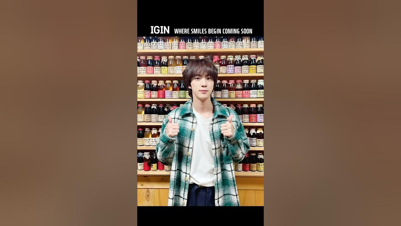 [jini's Lamp] IGIN WHERE SMILES BEGIN COMING SOON“GS25 x IGINComing soon, Jan 25, 2025”#Jin #진 ...