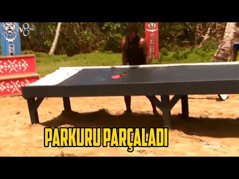 TURABİ PARKURU PARÇALADI ÇOK SİNİRLENDİ-(SURVİVOR 2018)