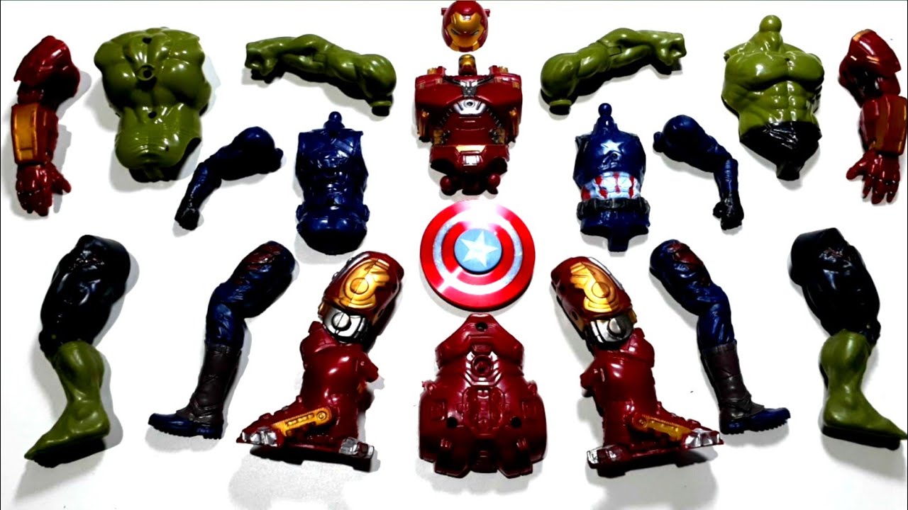 UNBOXING AVENGERS! Hulk Smash Vs Captain America Vs Hulk Buster - YouTube