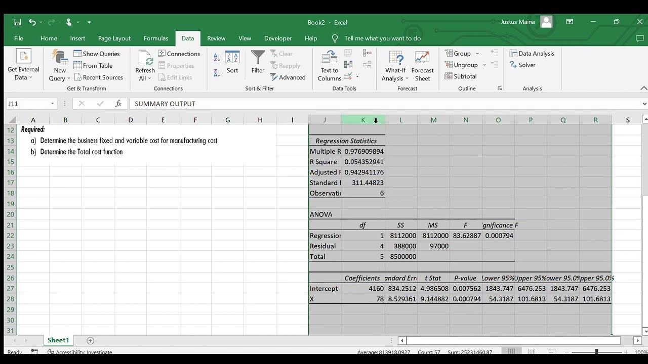 Cost Estimation Regression Using Computer YouTube Cost Estimation Regression Using Computer YouTube
