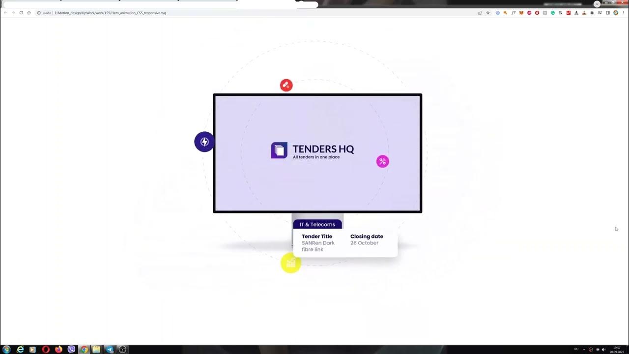 2D CSS animation - YouTube