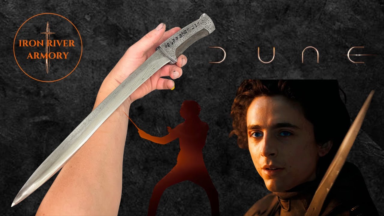 Crafting a Real Carbon Steel Crysknife from Dune with Resin 3D Handle ...