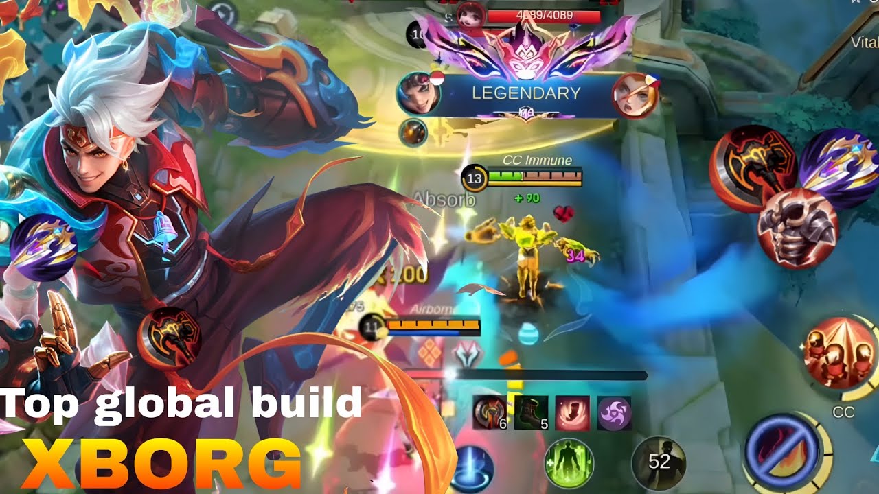 XBORG BEST BUILD COUNTER ARGUS EXP LANE | MLBB - YouTube