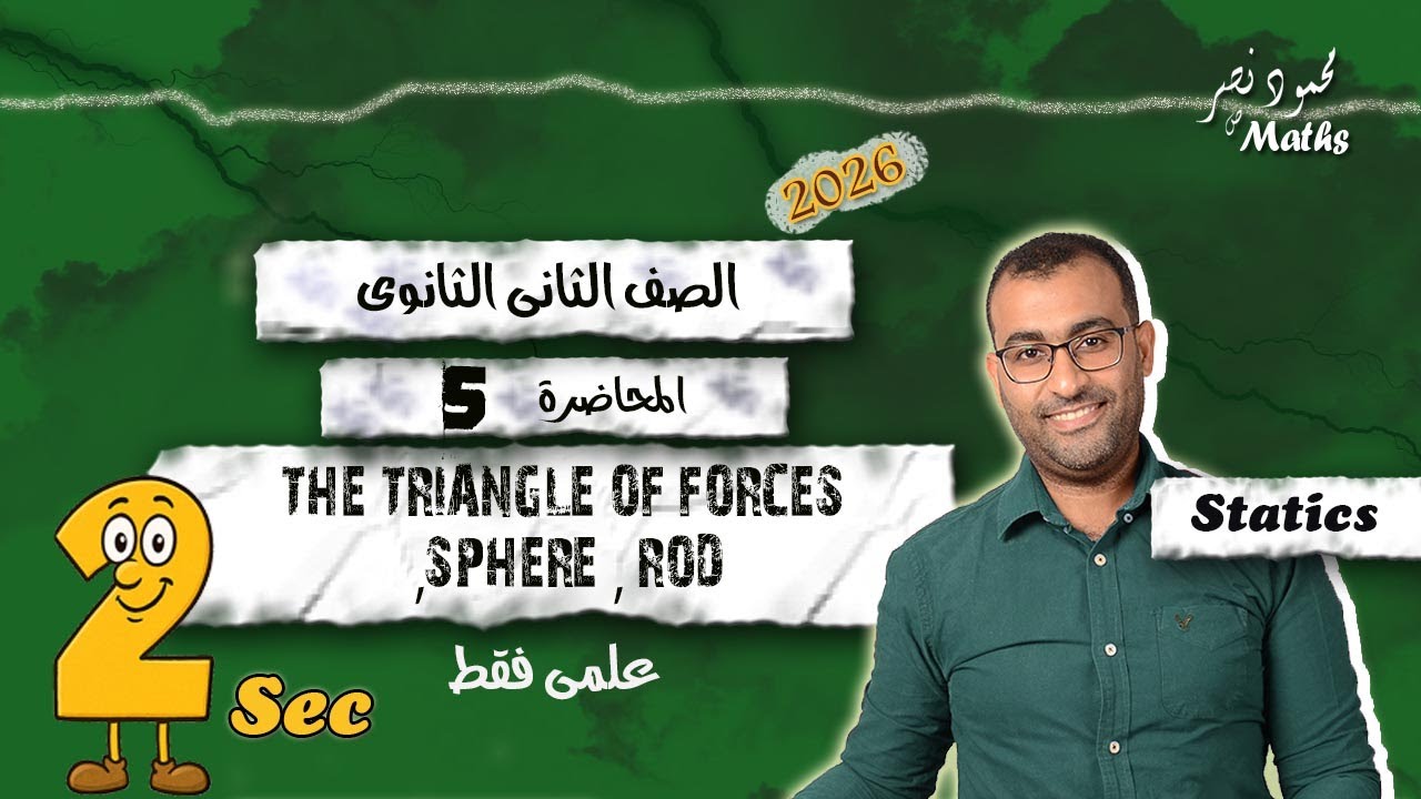 5 -The triangle of forces ,sphere , rod-term1-sec2 - YouTube