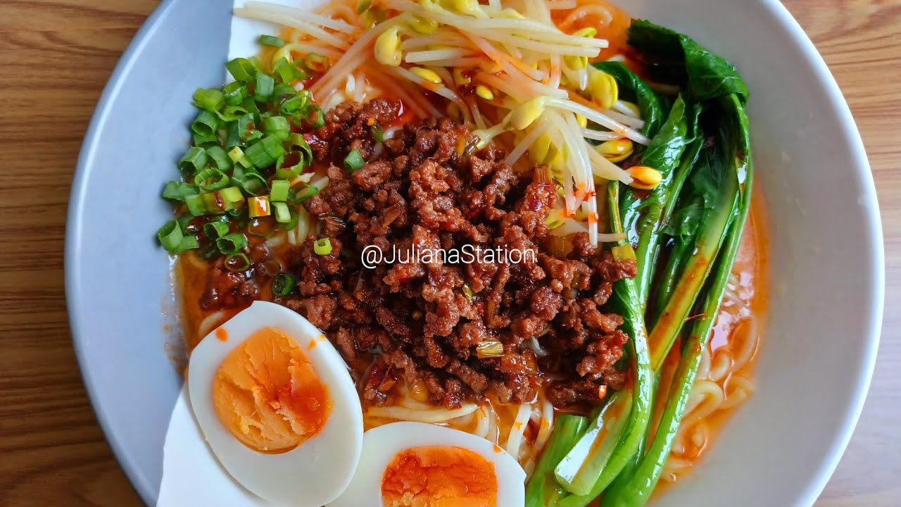 How to Cook Ramen at Home | Tantanmen Ramen | JulianaStation - YouTube