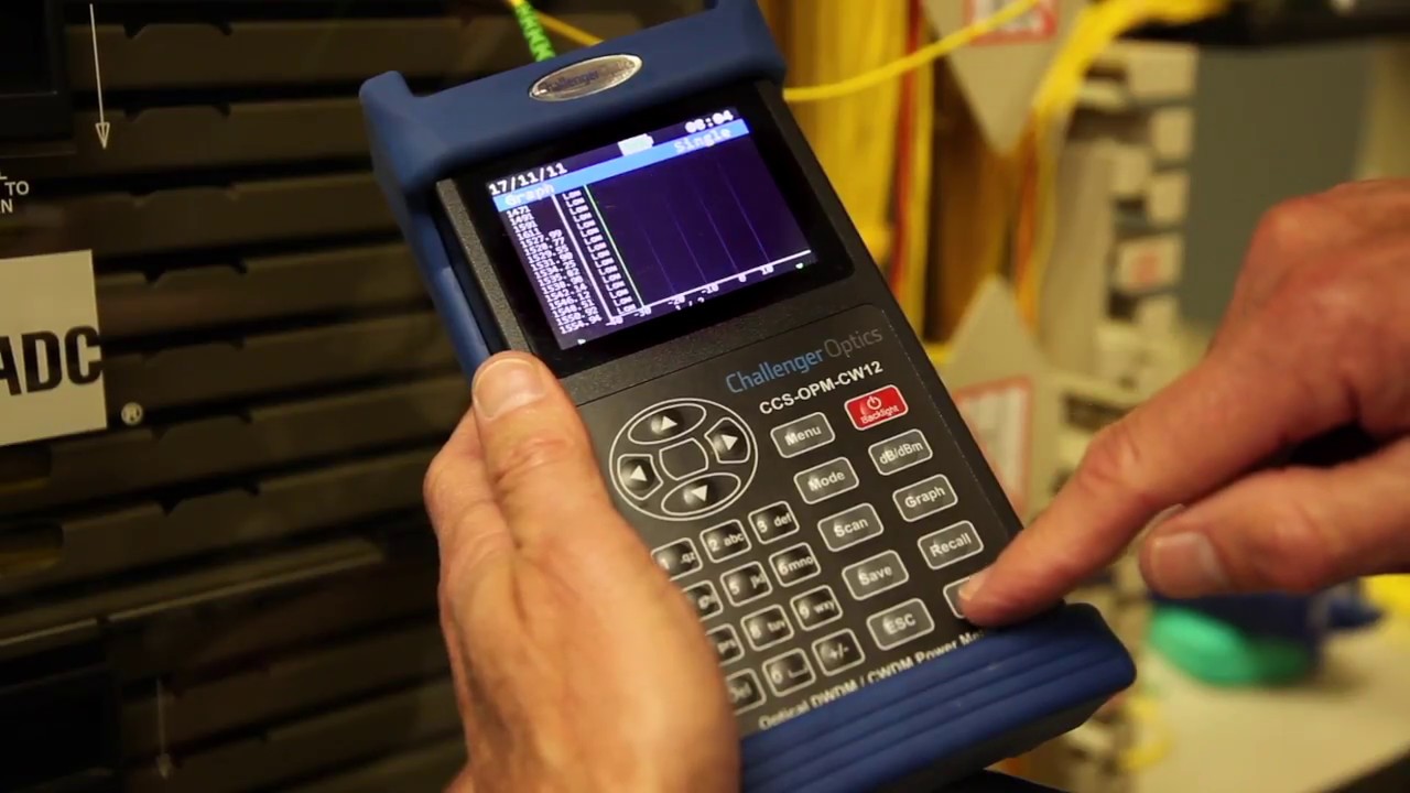 ChallengerOptics CO-OPM-CW12 / CorWave - DWDM Power Meter - YouTube