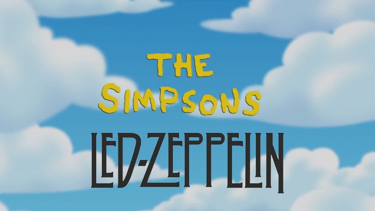 Led Zeppelin References in The Simpsons - YouTube