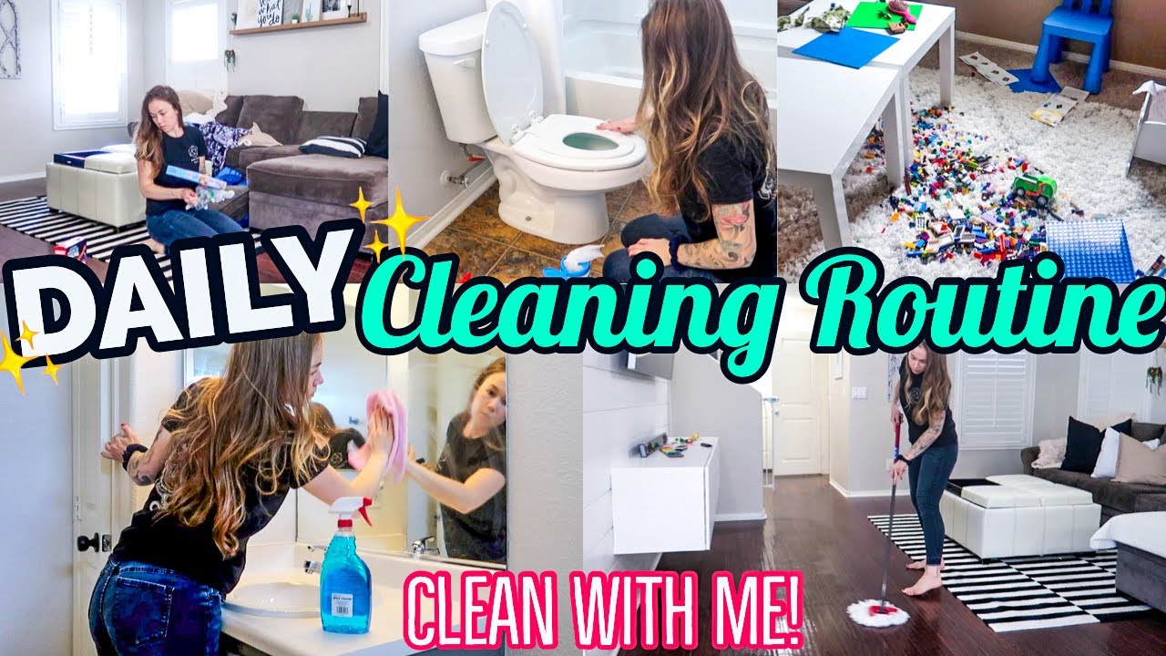 NEW! DAILY CLEANING ROUTINE | CLEAN WITH ME 2020 | CLEANING MOTIVATION ...