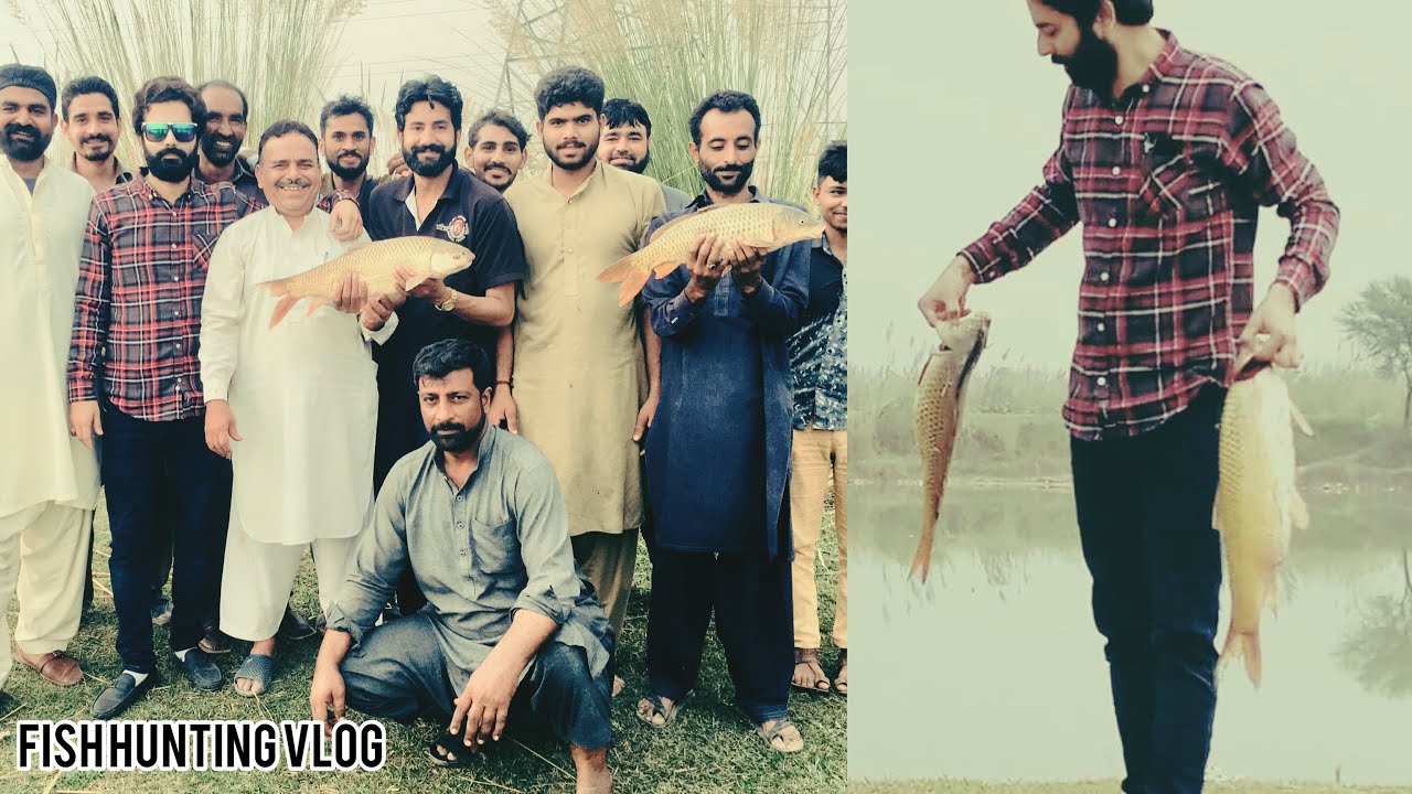 FISH HUNTING VLOG WITH FRIENDS AT JEHLUM PAKISTAN - YouTube