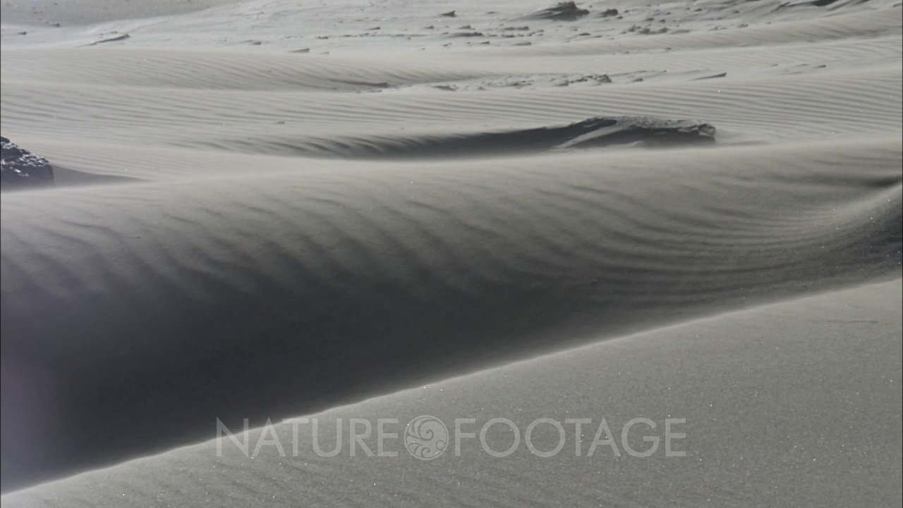 Wind Creates Ripples In Sand Dune - YouTube
