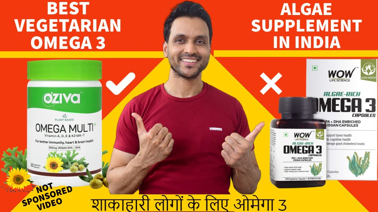 Best vegan omega 3 supplement in India | Oziva omega multi capsule ...