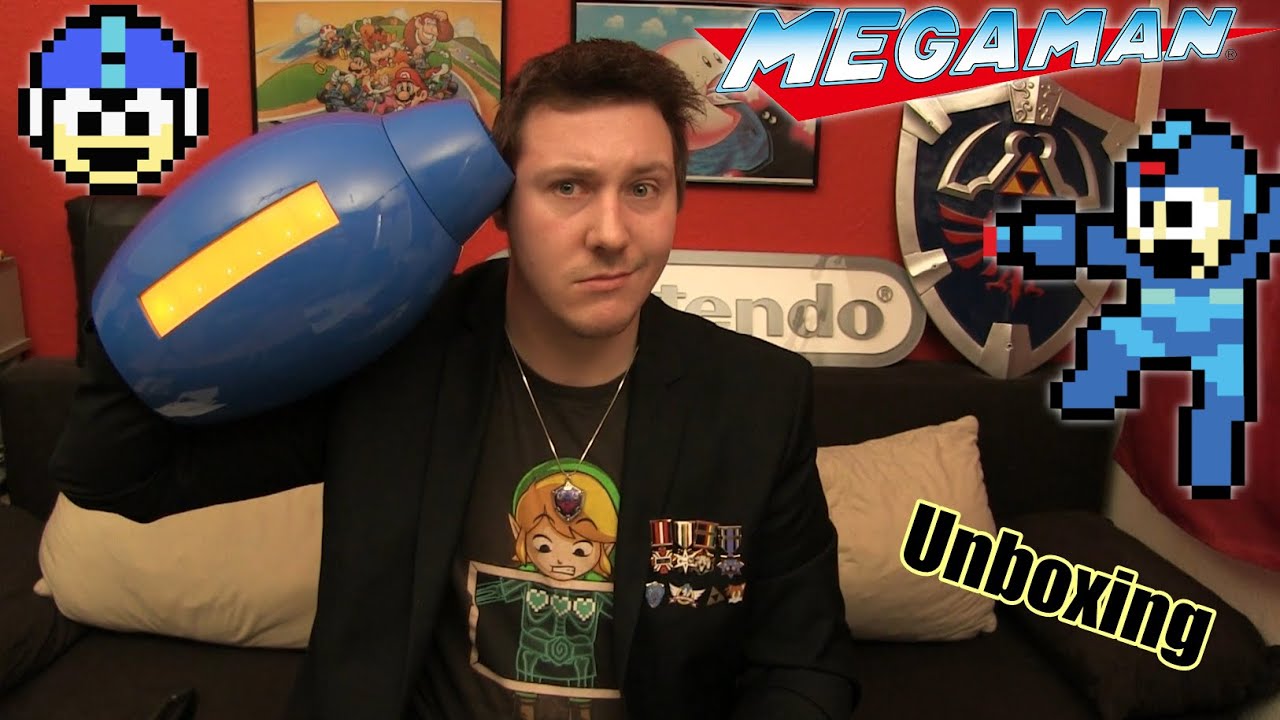 Unboxing Mega Man Mega Buster Replica | Post von Dr. Light! - YouTube