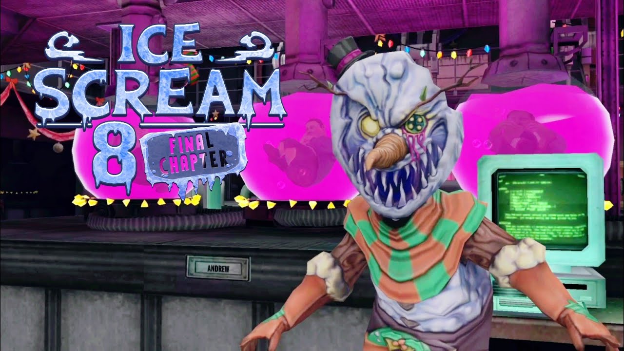 Ice Scream 8 Christmas Update True Ending Full Gameplay - YouTube
