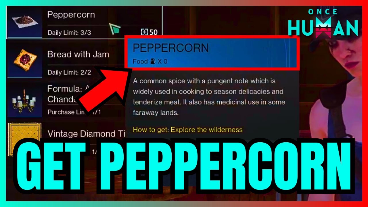 How To Get Peppercorn In Once Human (FULL GUIDE) - YouTube