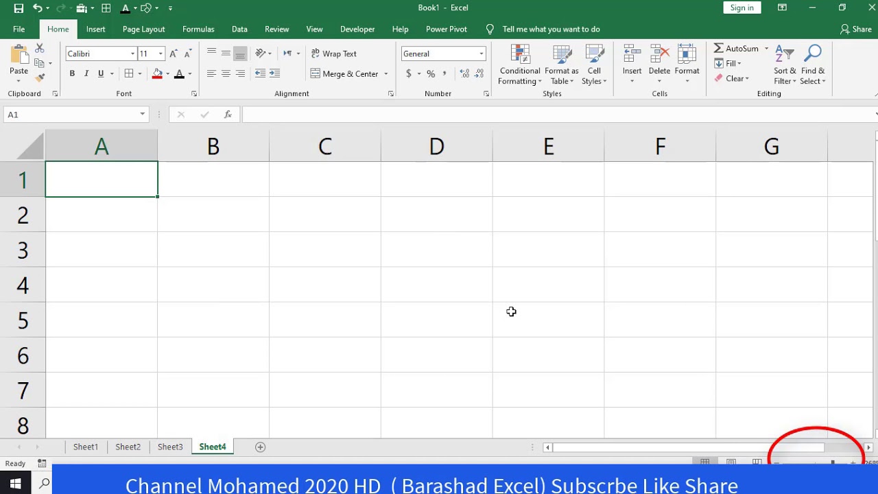 Casharka 1baad Barashada Excel - YouTube