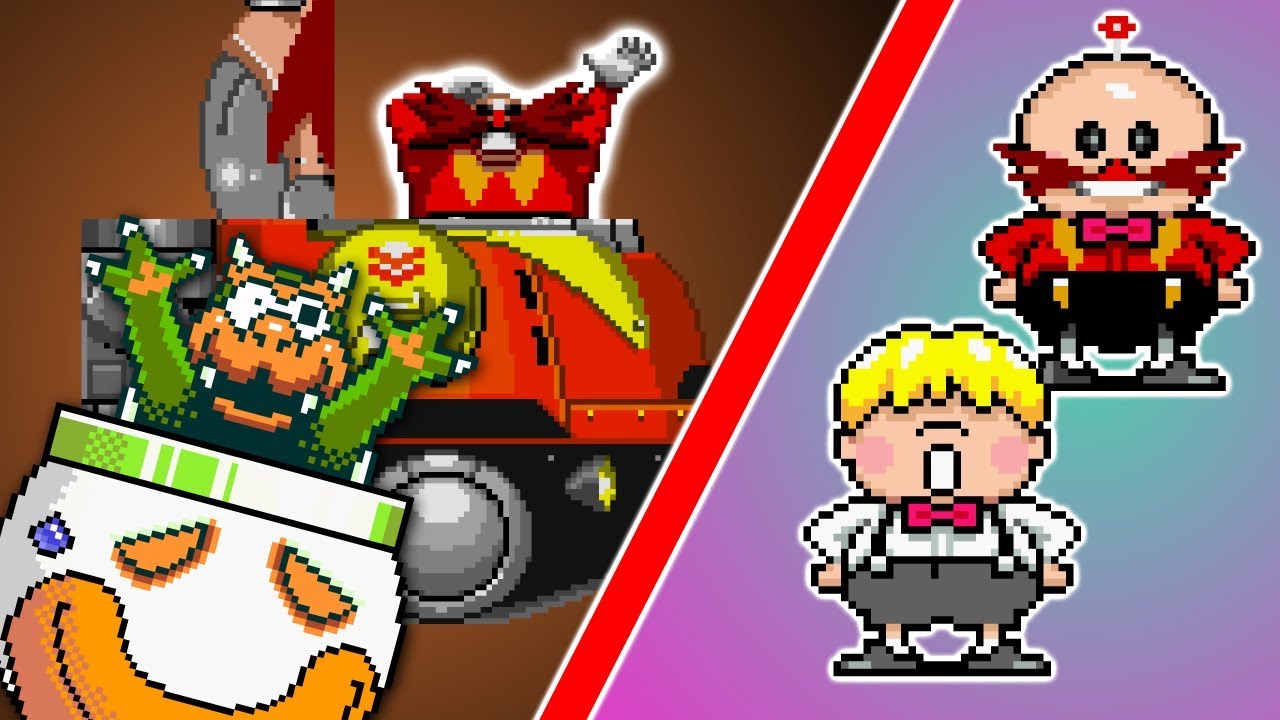 Final boss. But it's always the Death Egg Robot #3 (Bowser, Porky ...