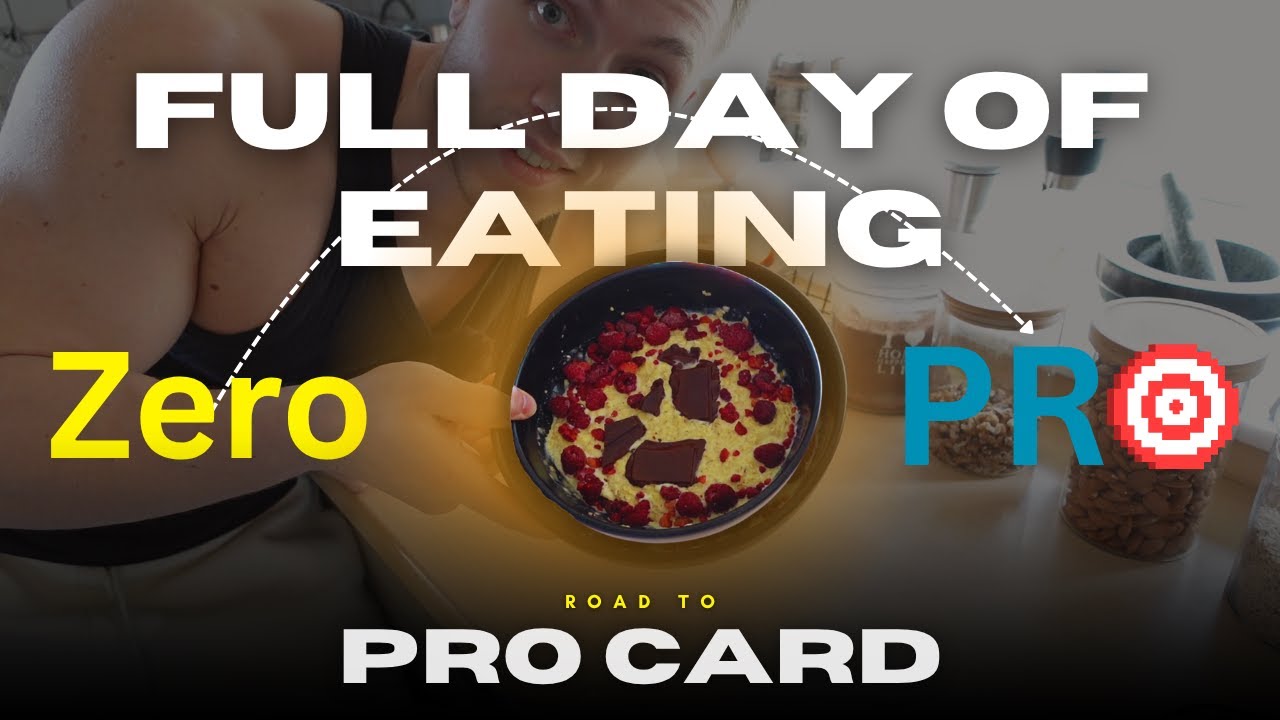 Natural Bodybuilding Diet – Full Day of Eating | Road to Pro Card ...