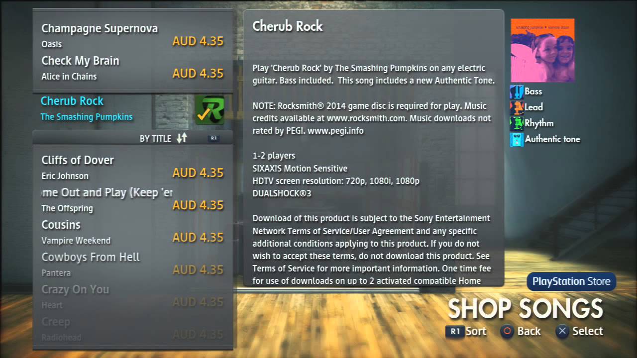 Rocksmith 2014 DLC Songs 1 to F with Sound - YouTube