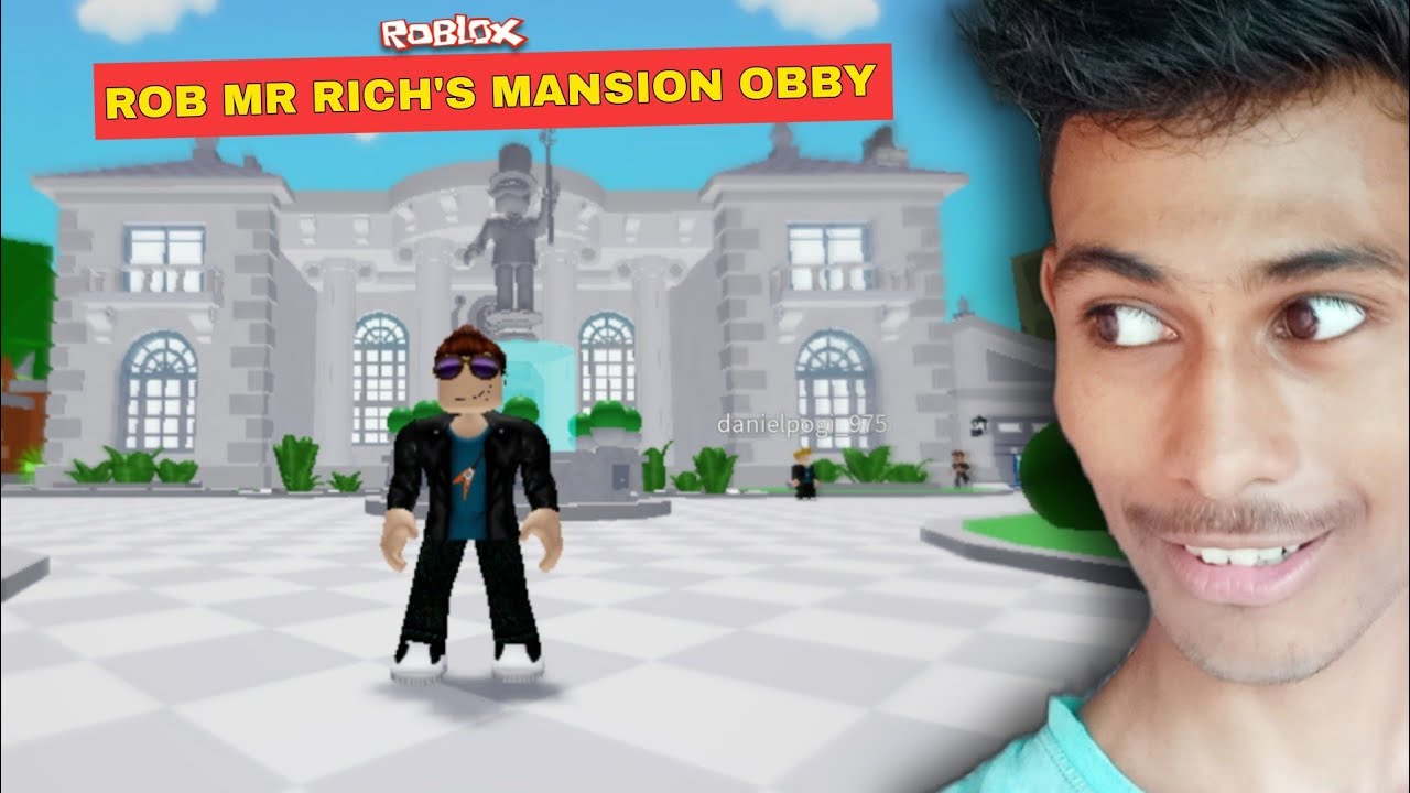 Roblox Rob Mr Rich's Mansion Obby | Hindi Roblox Gameplay - YouTube