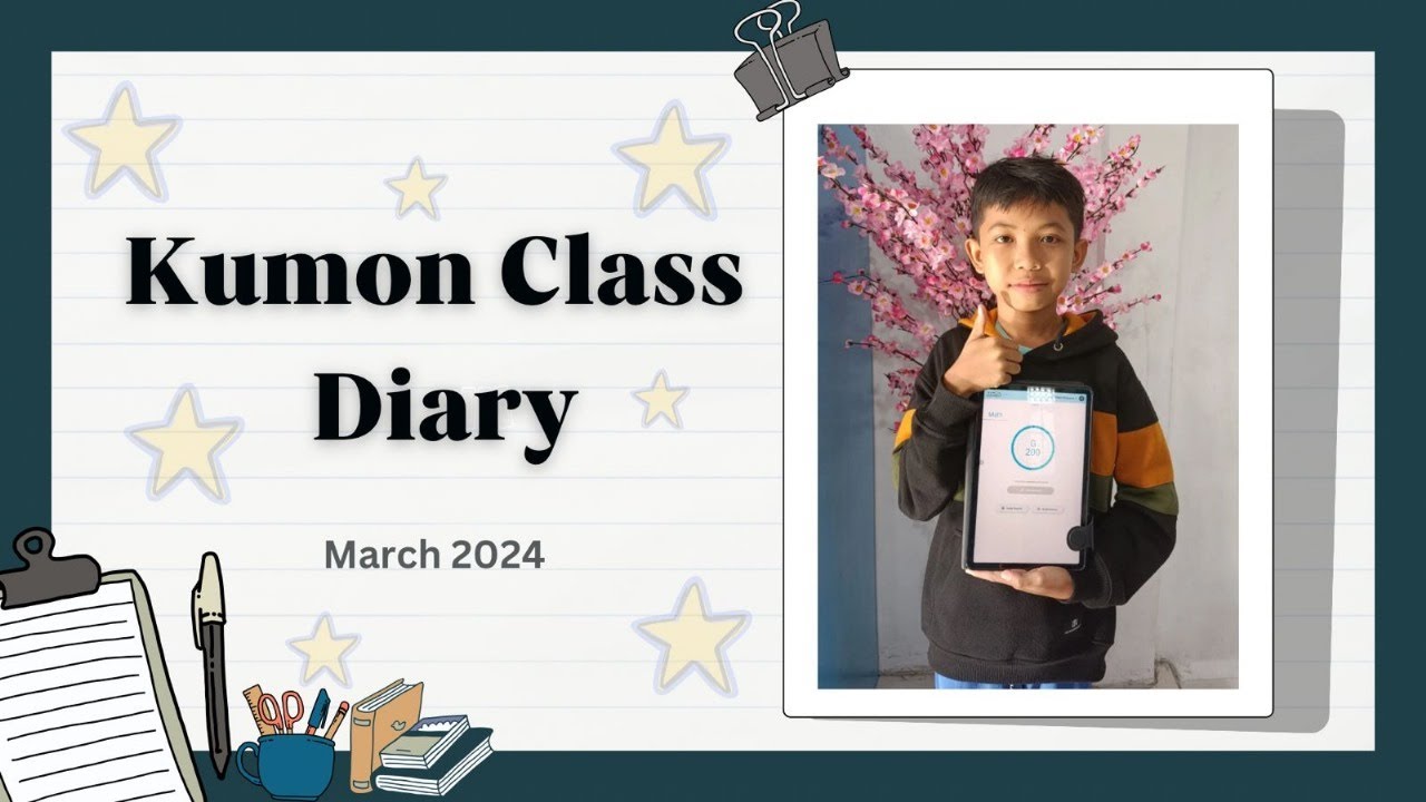 Kumon Class Diary [KCD] March 2024 - YouTube