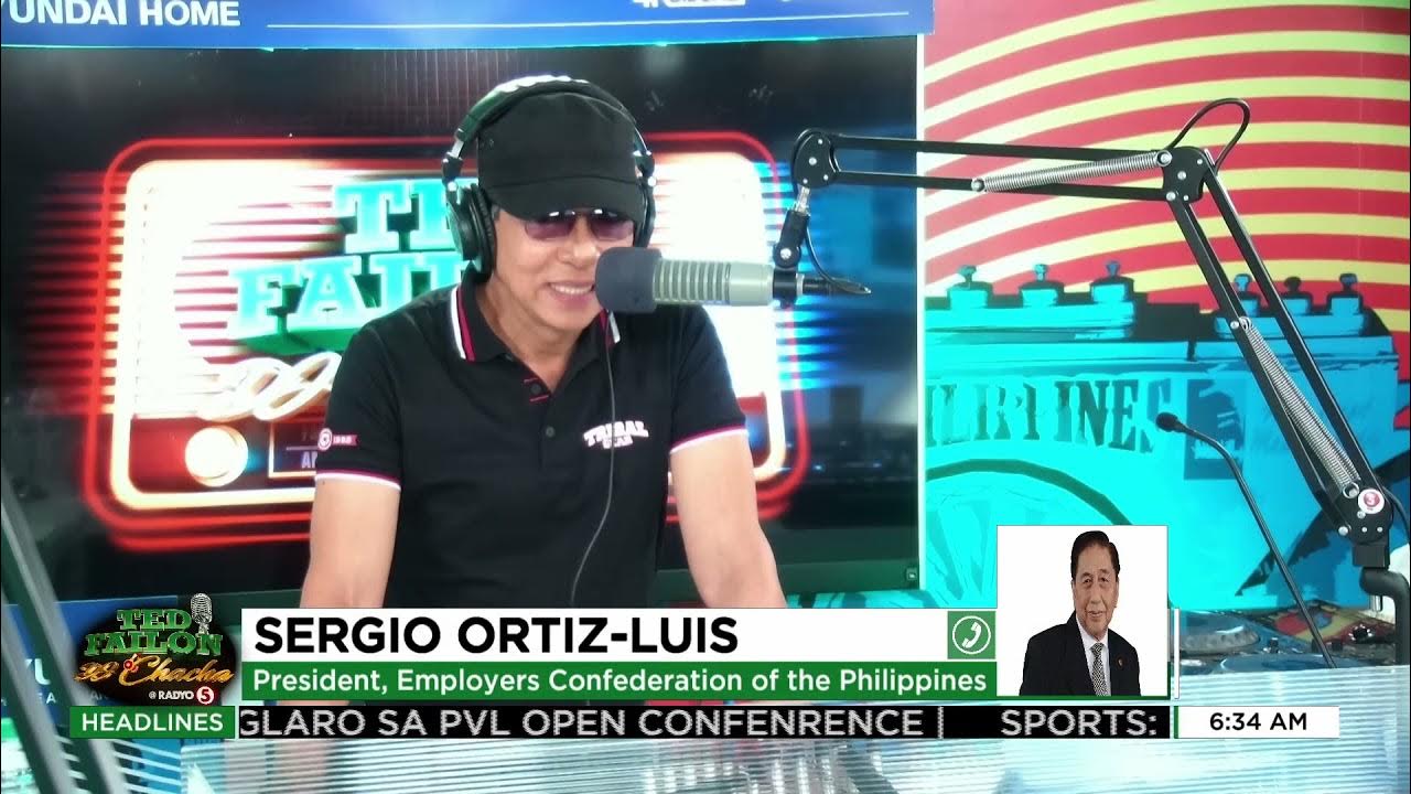 PHILEXPORT President Sergio Ortiz-Luis Jr. | DWFM Ted Failon at DJ Chacha sa Radyo5 | March 18 ...