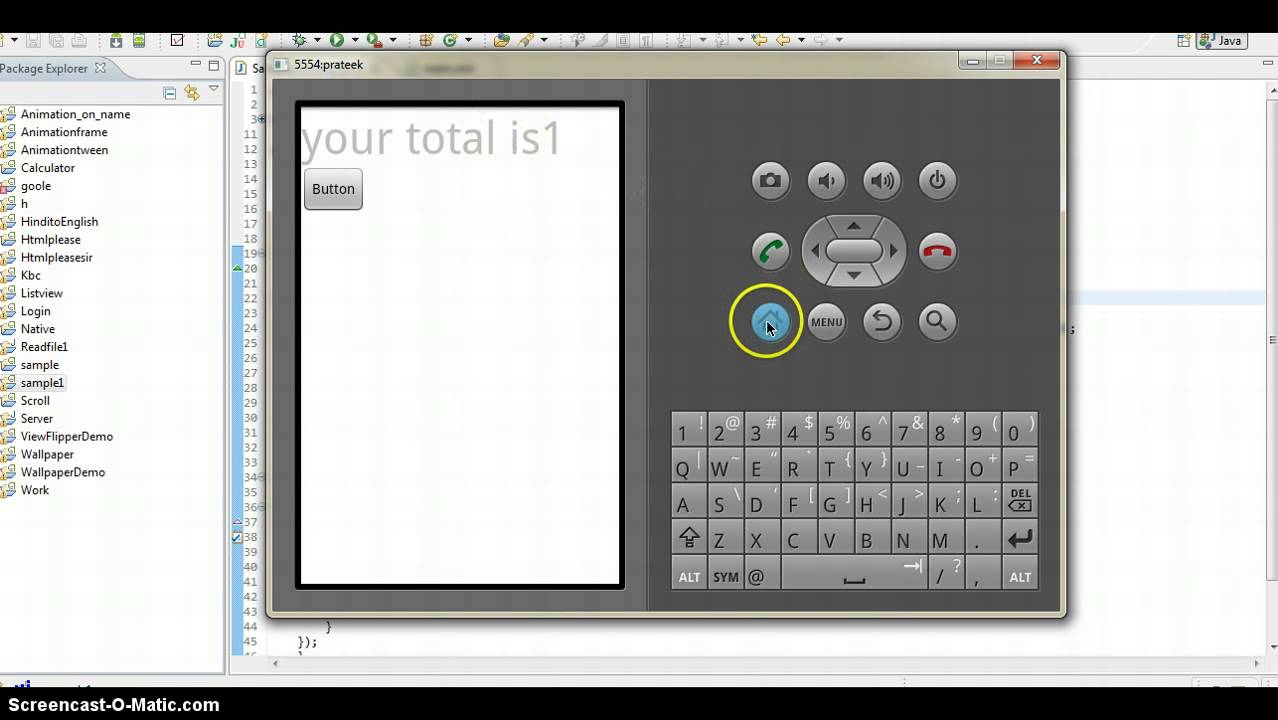Full screen activity in android - YouTube