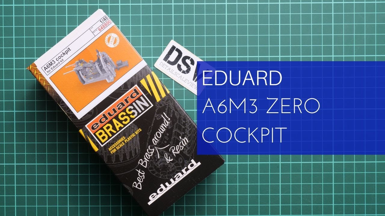 Eduard 1/48 A6M3 Zero Cockpit Brassin (648800) Review - YouTube