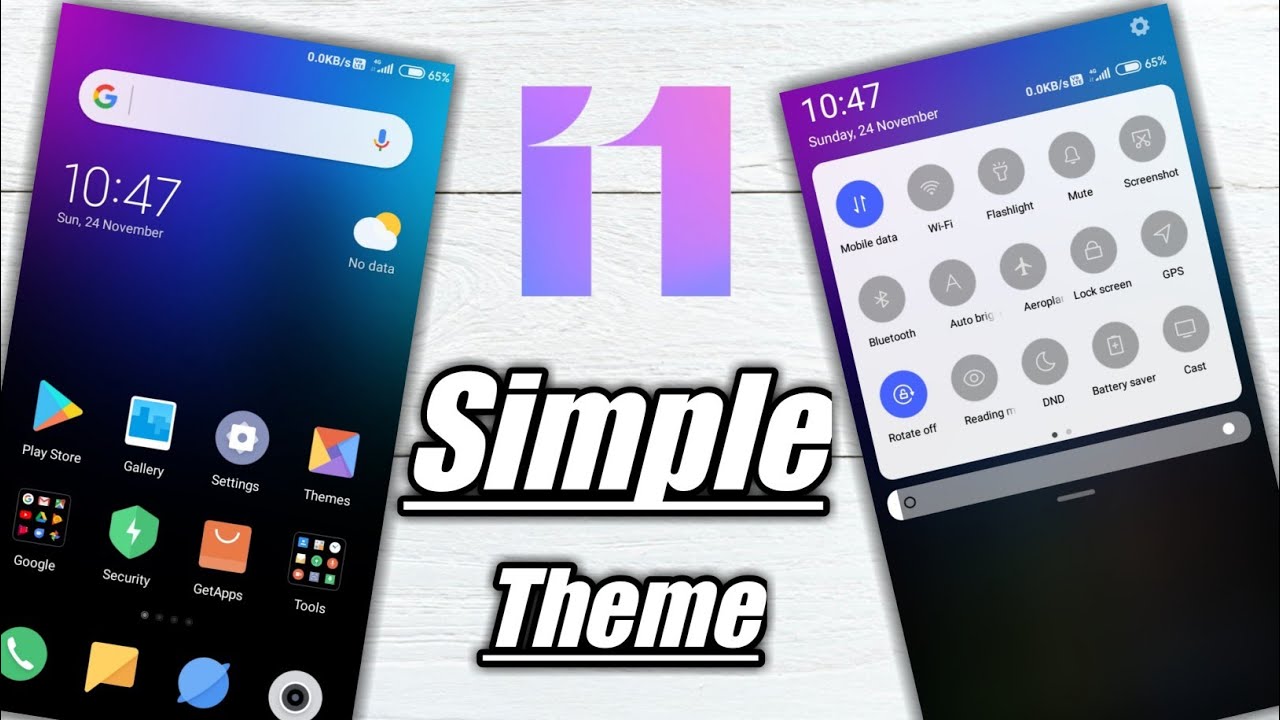 Simple Theme Miui 11 || Miui 11 Theme Status Bar Change || Poco Miui 11 ...