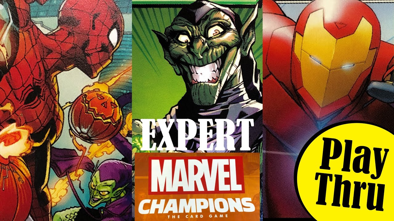 MARVEL CHAMPIONS Play Through with Expert Green Goblin Mutagen Formula ...