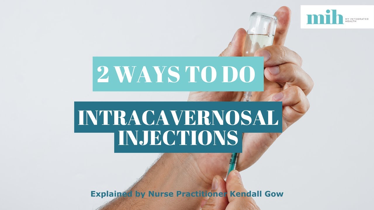 2 Ways to Do Intracavernosal Injections | Men’s Health Expert Explains ...