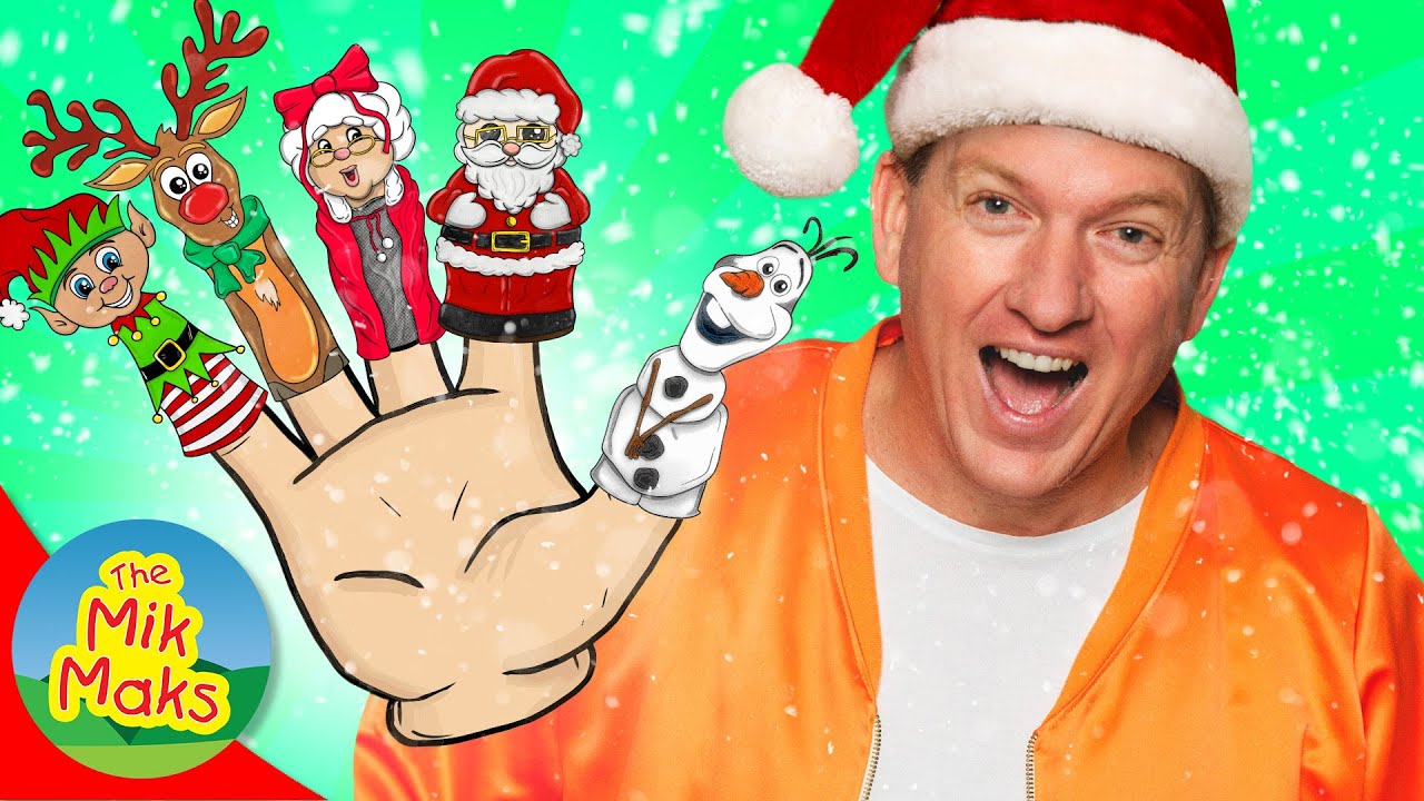 Christmas Finger Family with Something Yummy | Kids Songs | The Mik ...