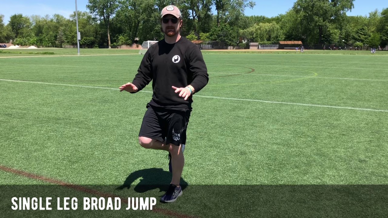 Single Leg Broad Jump - YouTube
