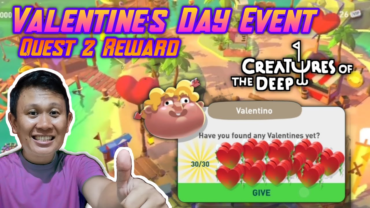Creatures of the Deep Valentine's Day Event Quest 2 Reward - Collect 30 ...