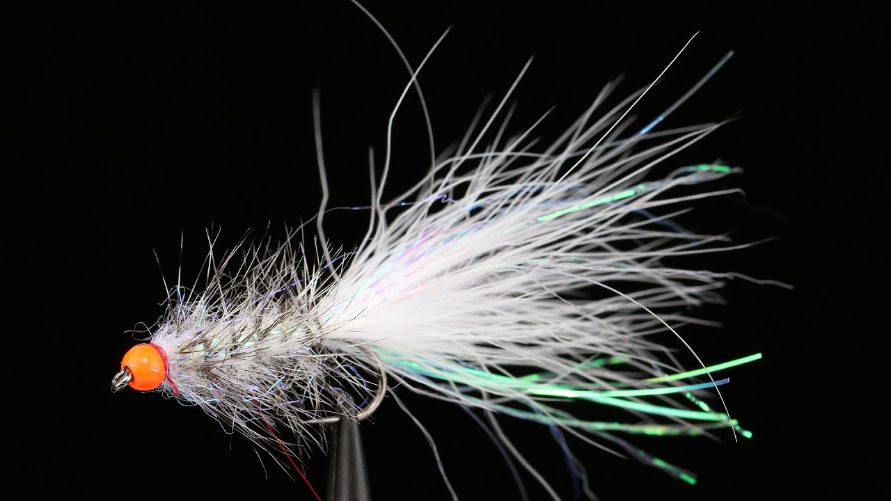 White Sparkle Woolly Bugger - YouTube