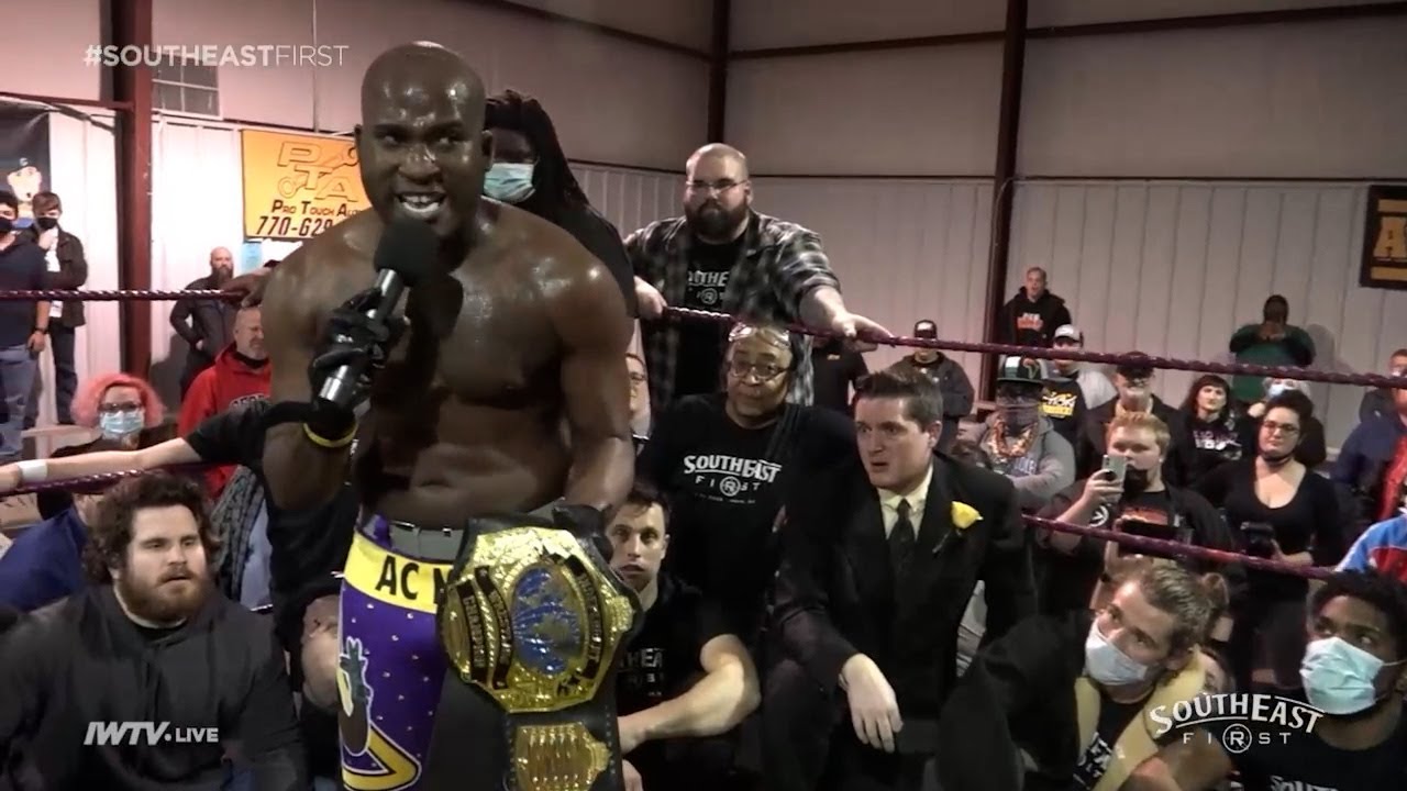 AND NEW! AC Mack wins the IWTV Independent Wrestling WORLD Championship ...